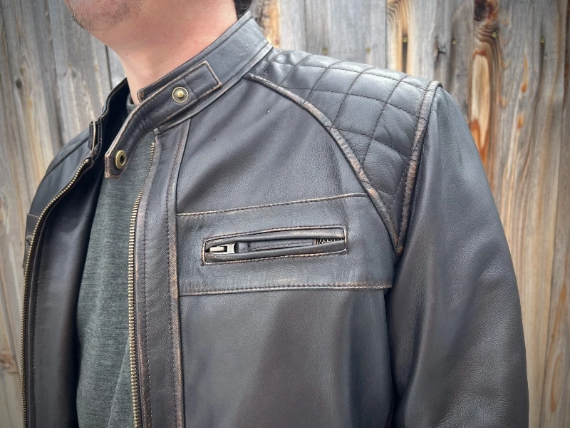 Angel Jackets Review: I Tried the Distressed Cafe Racer